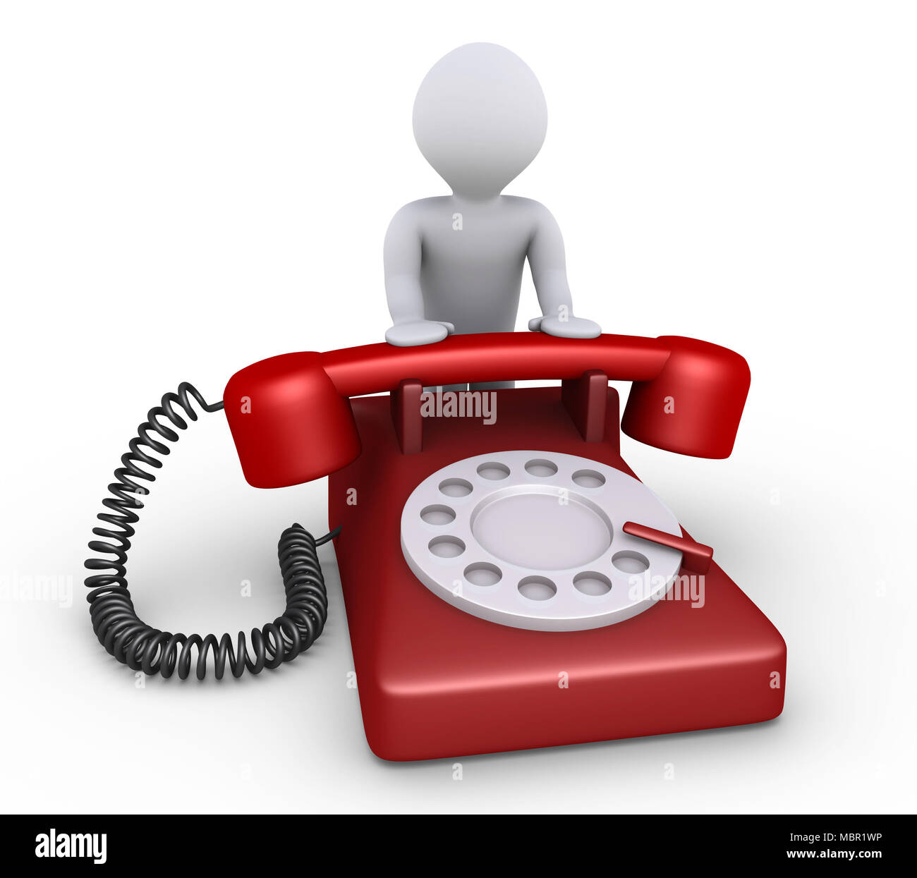 3d person contact us hi-res stock photography and images - Alamy