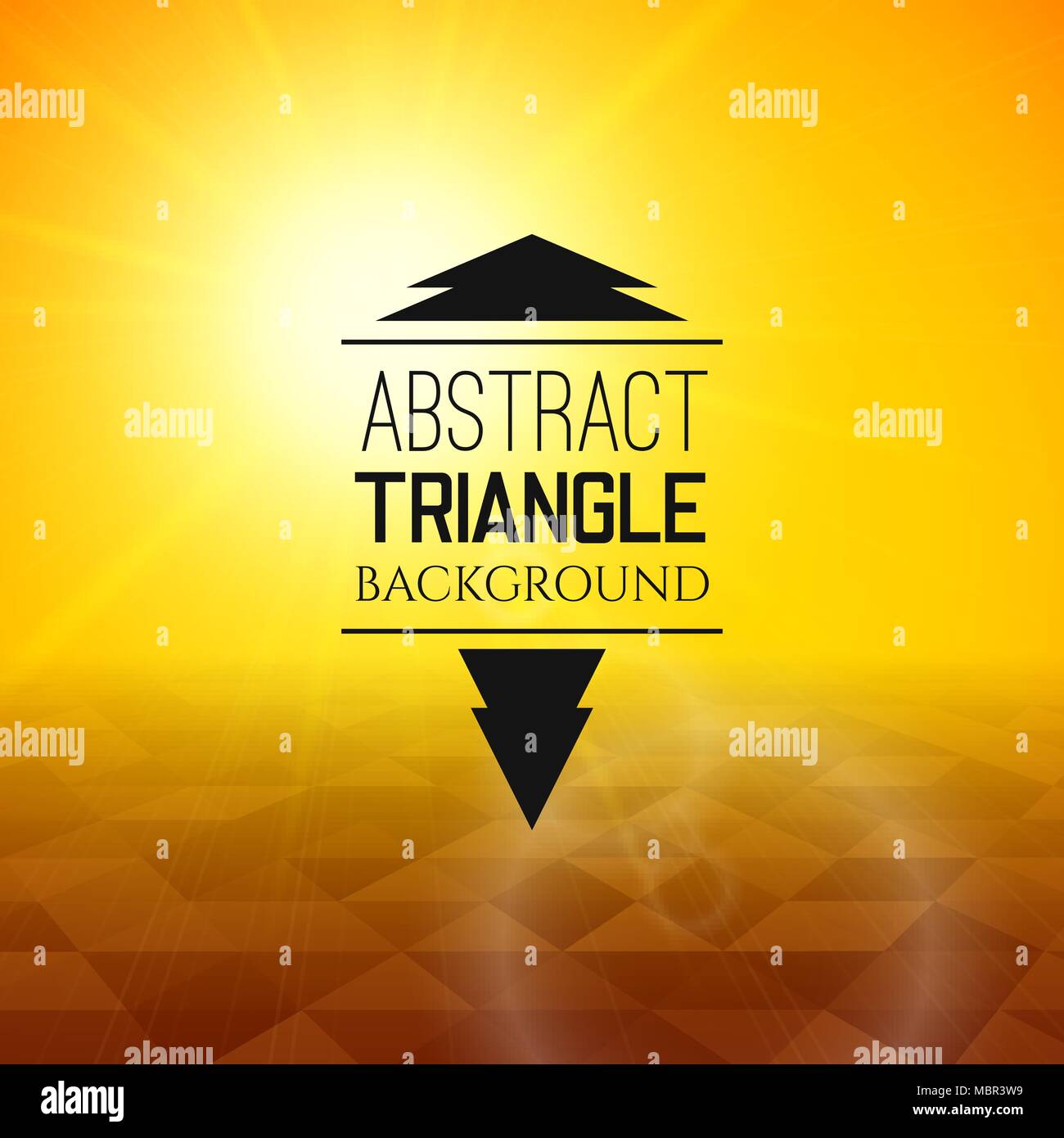 Golden sun dark dawn Stock Vector Images - Alamy