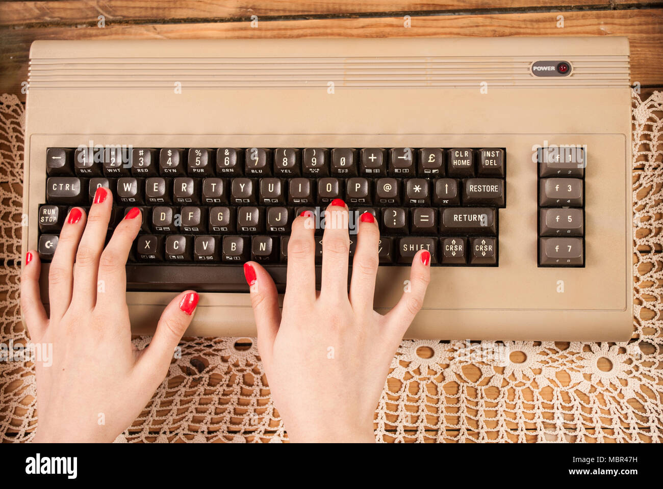 Palm key on keyboard hi-res stock photography and images - Alamy