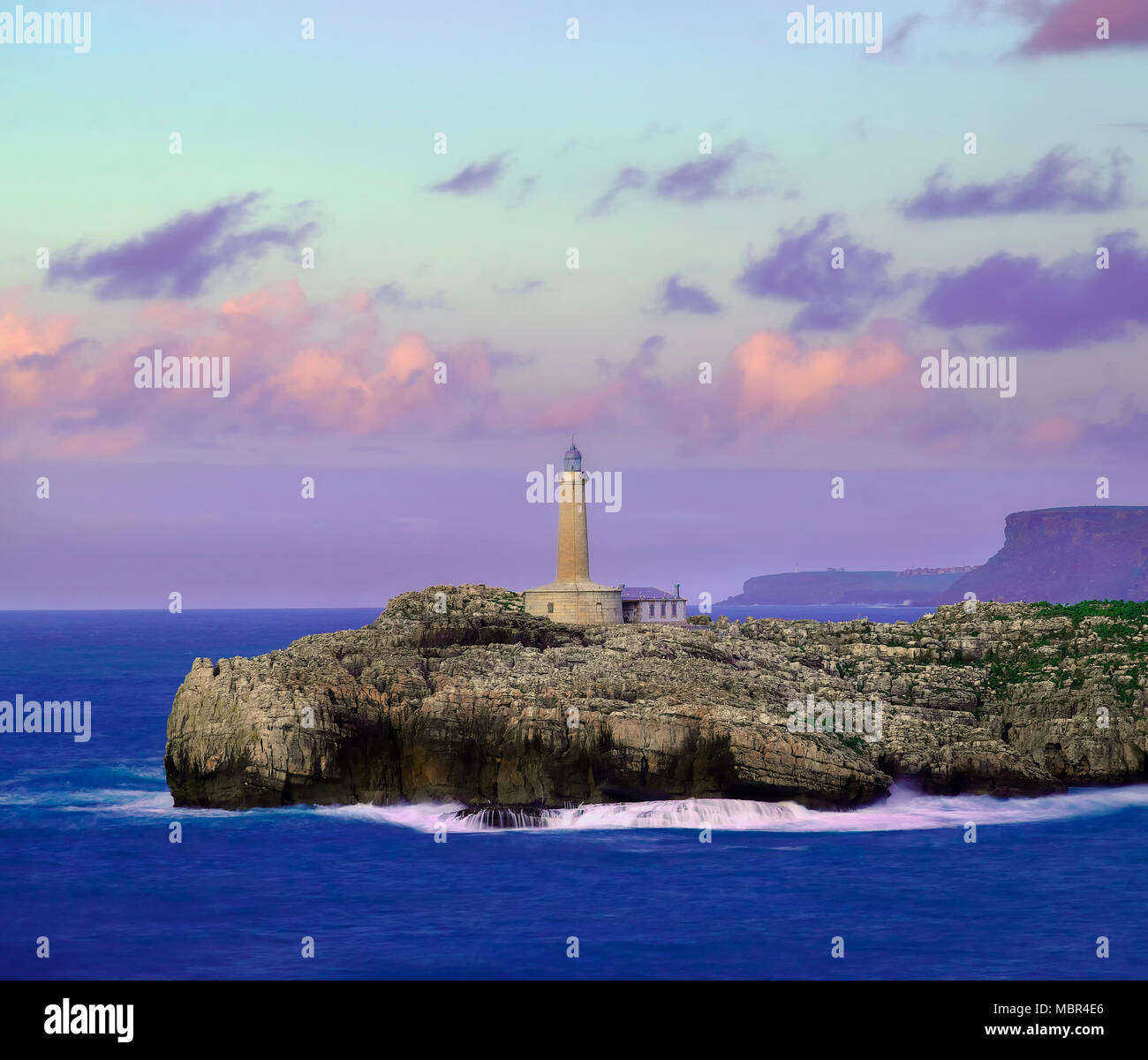 Lighthouse at the mouro island hi-res stock photography and images - Alamy