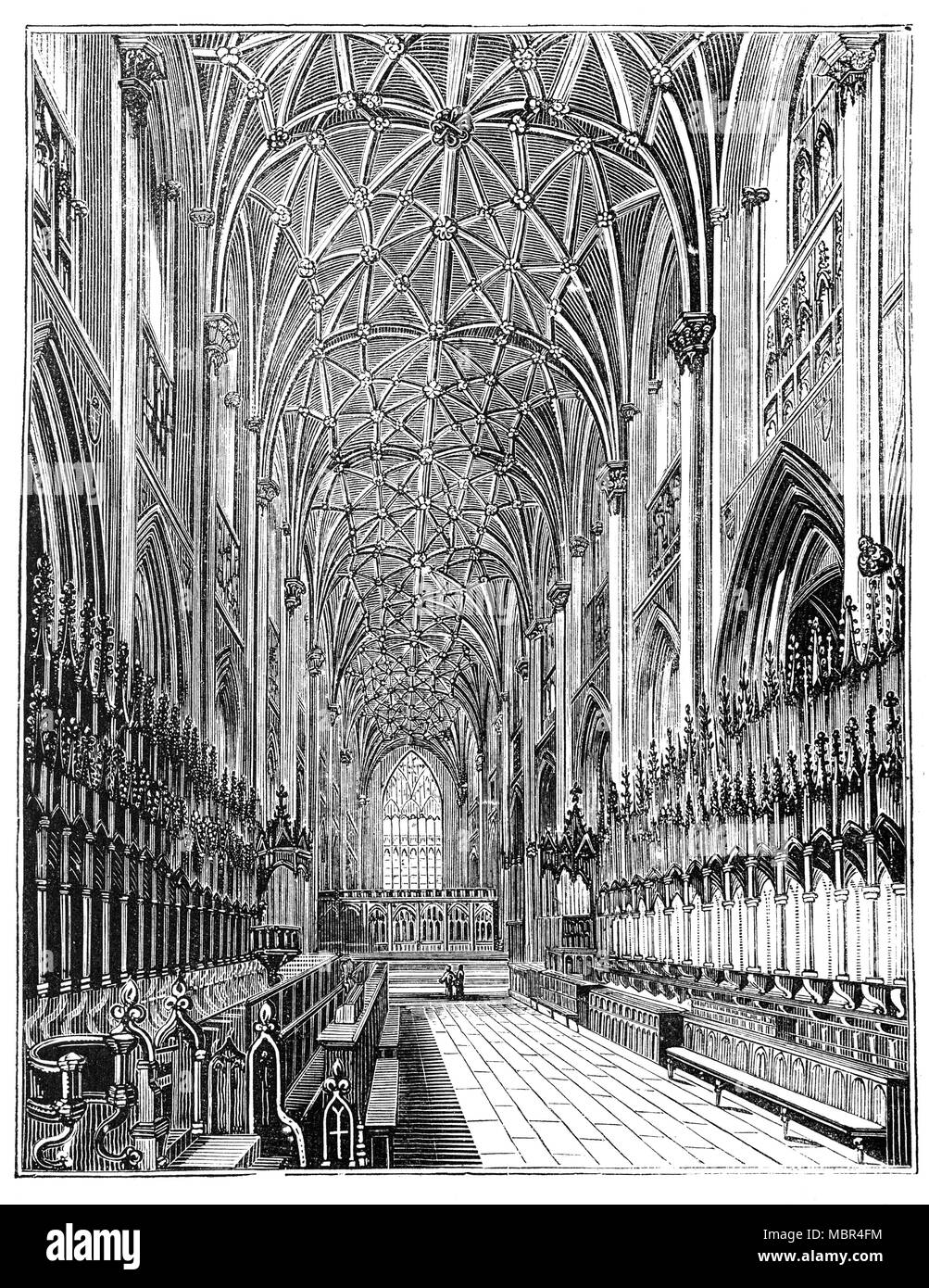 The interior and nave of the Cathedral and Metropolitan Church of Saint ...