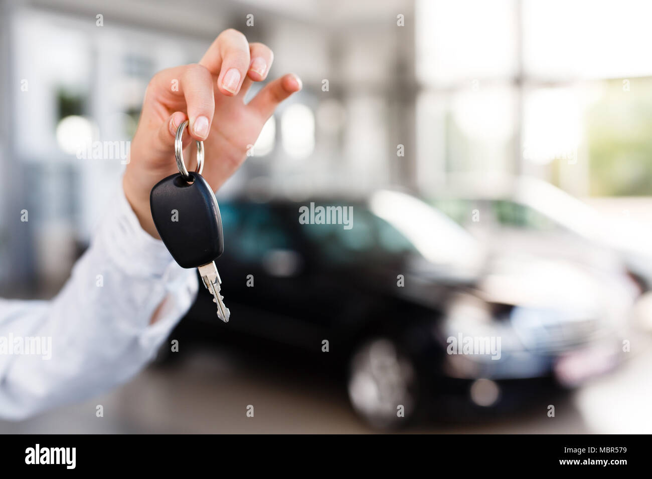 Keys of new car Stock Photo - Alamy