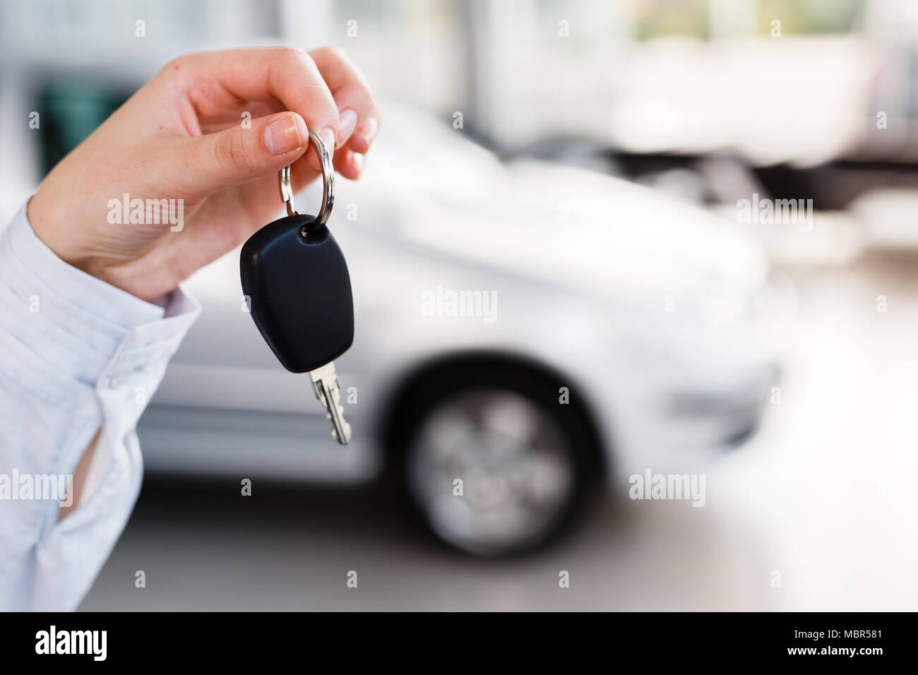 Keys of new car Stock Photo - Alamy