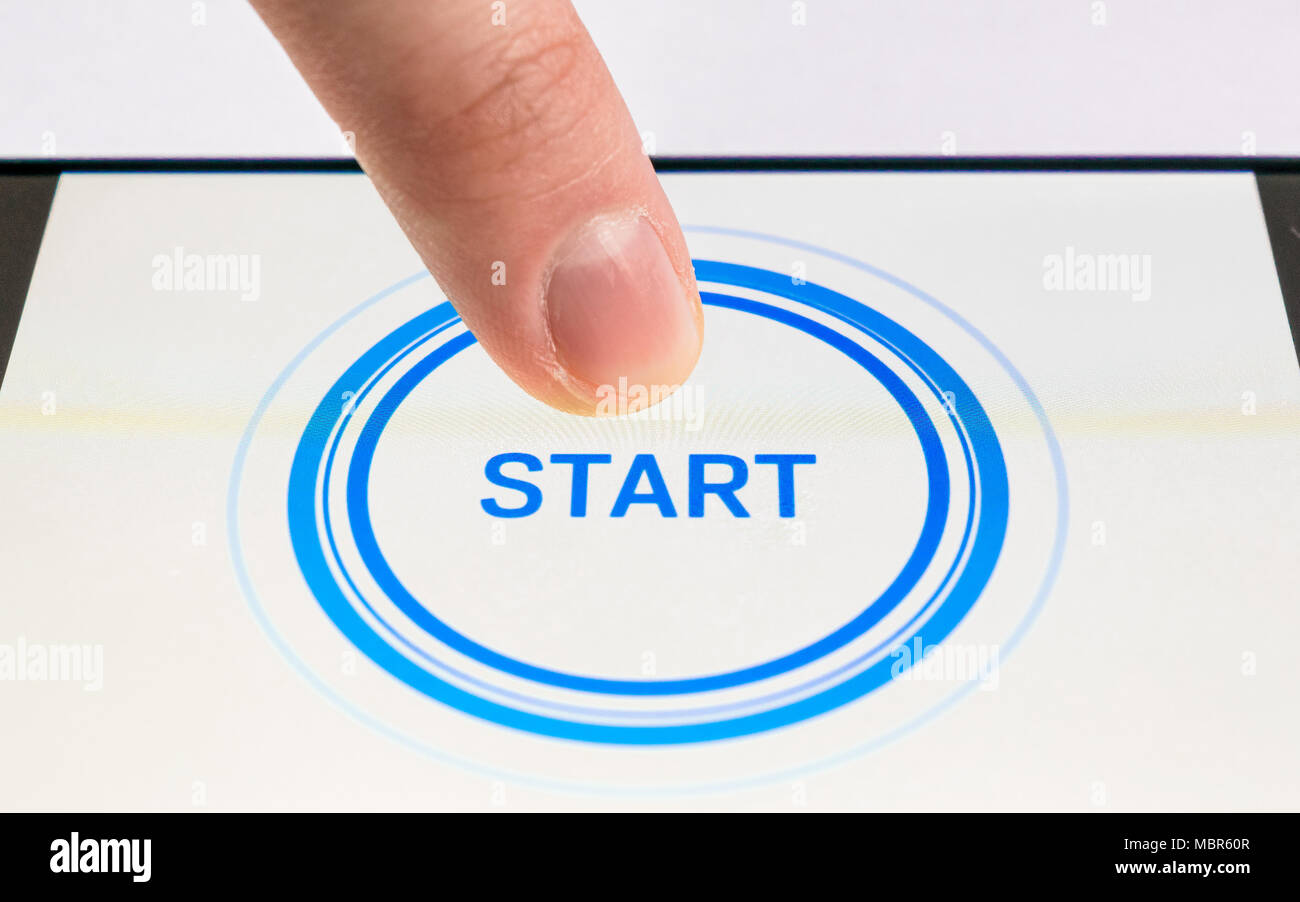 Game beginning screen hi-res stock photography and images - Alamy