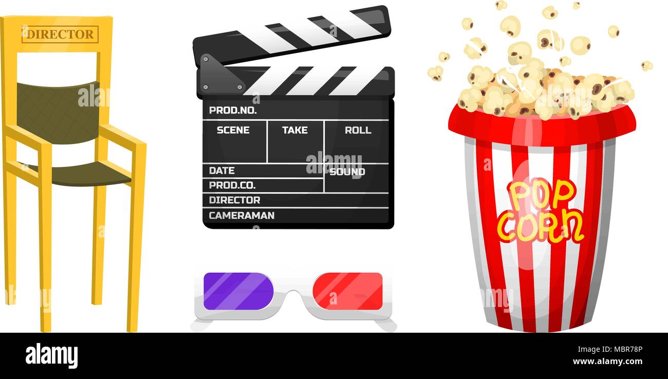 Hollywood Movie Popcorn Clip Art