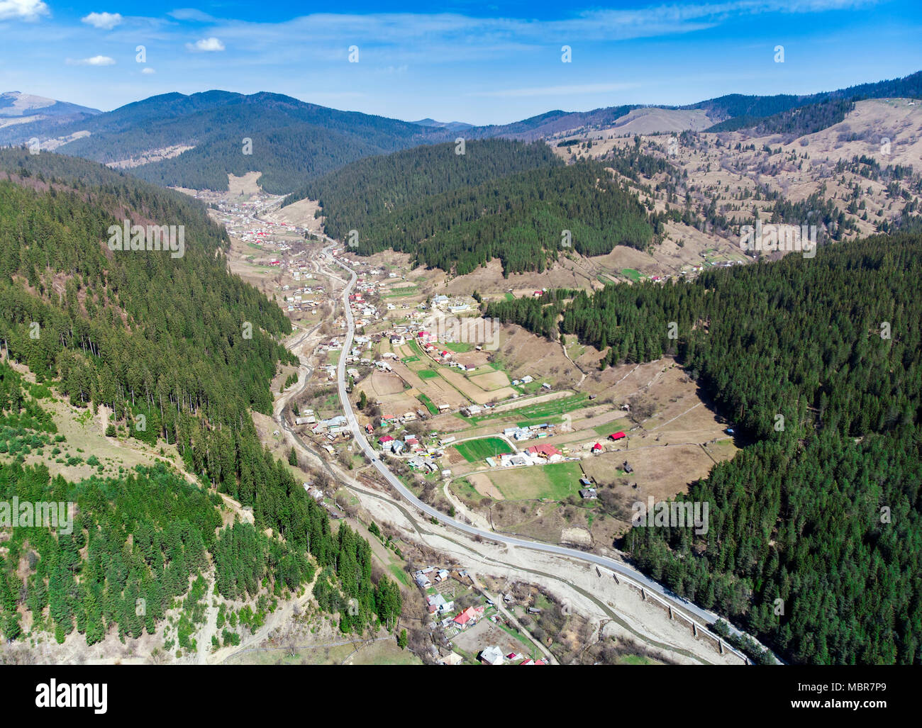 Romania city birds eye view hi-res stock photography and images - Alamy