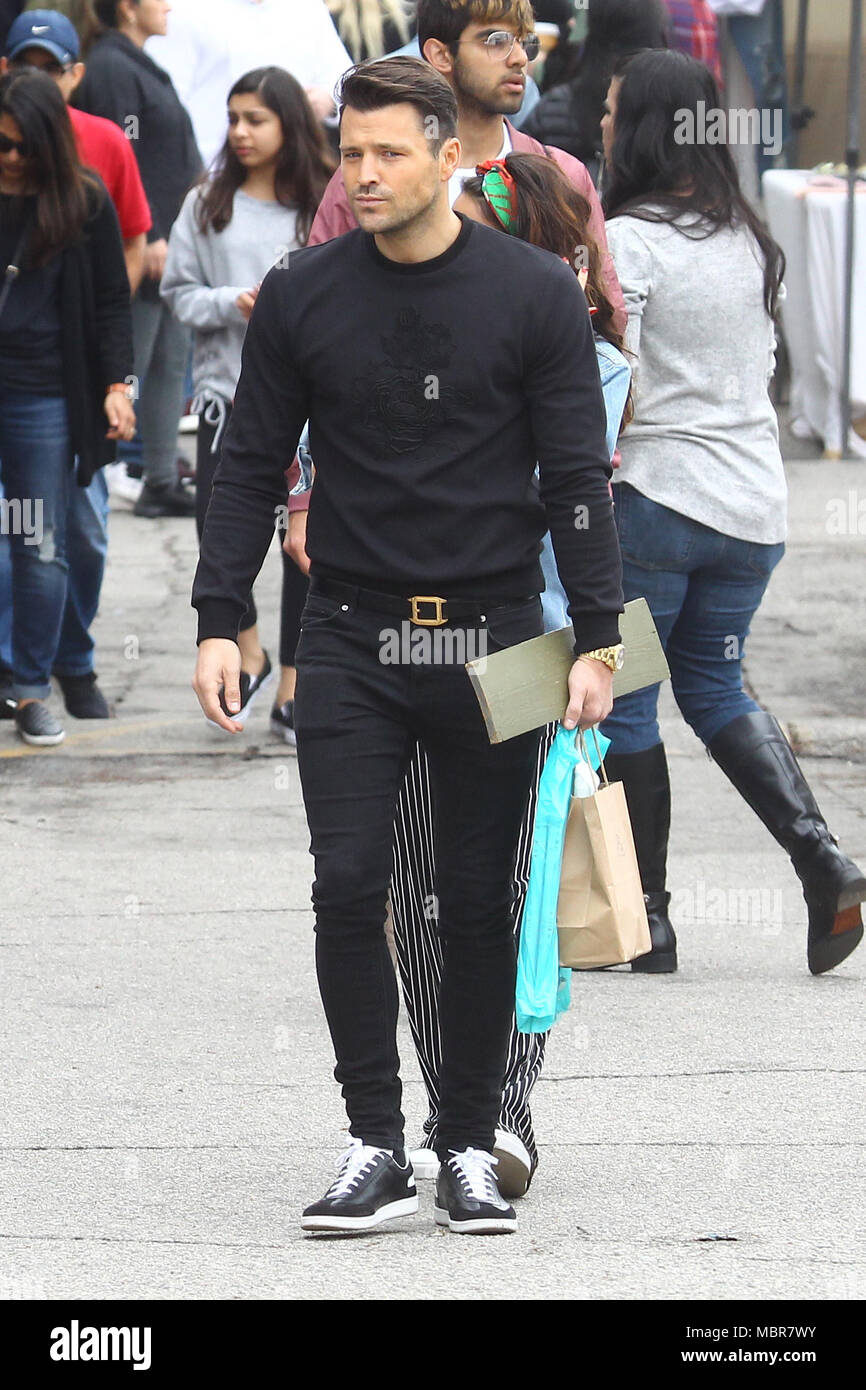 Mark Wright and Michelle Keegan spotted shopping at Vintage Open Market ...