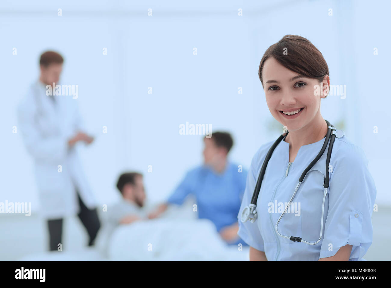 medical worker in medical Center Stock Photo - Alamy