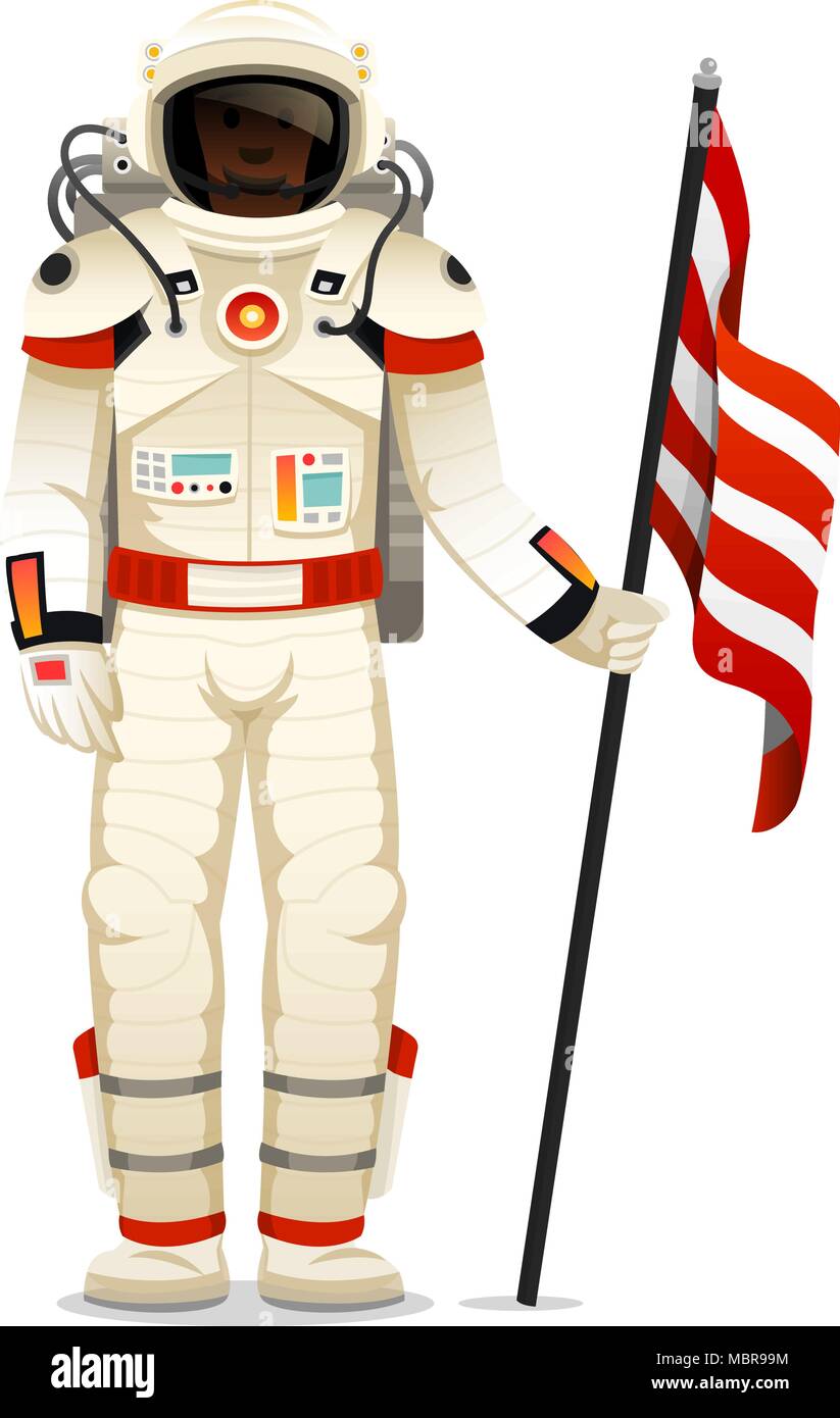 astronaut spaceman. planets in solar system. astronomical galaxy space ...