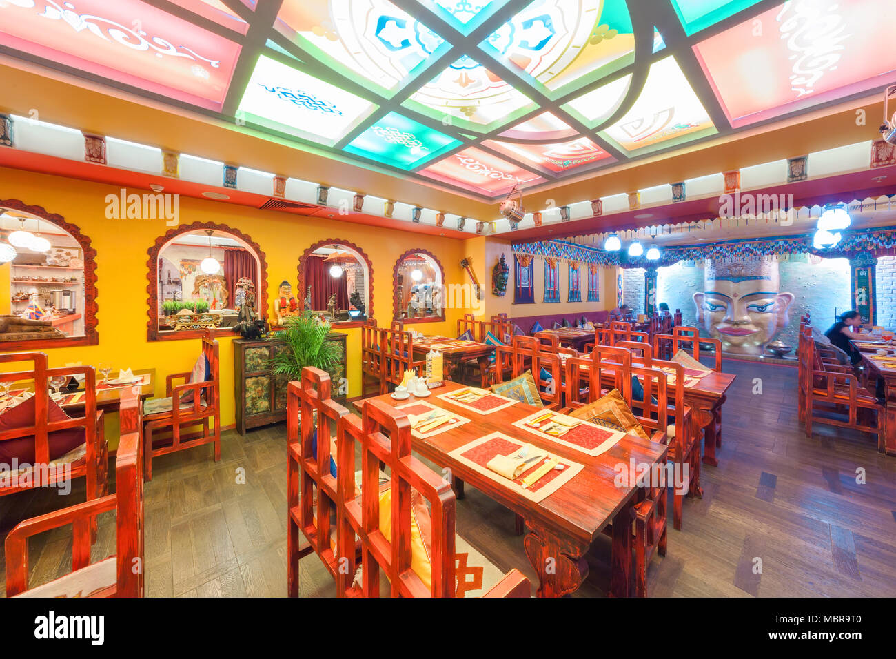 Indian restaurant table setting hi-res stock photography and images - Alamy