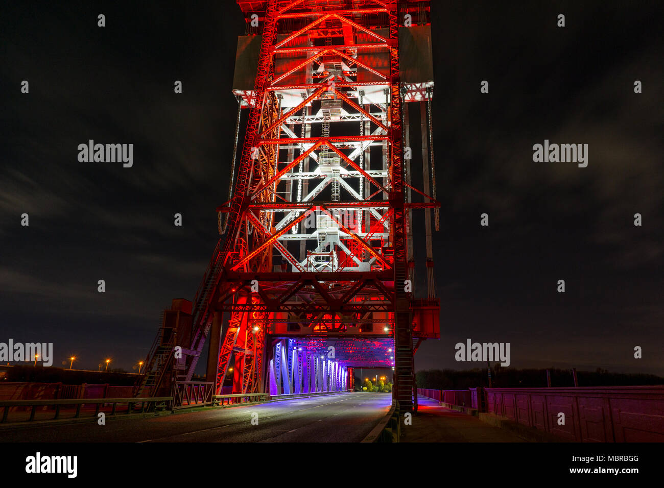 Newport Bridge in Middlesbrough Stock Photo - Alamy