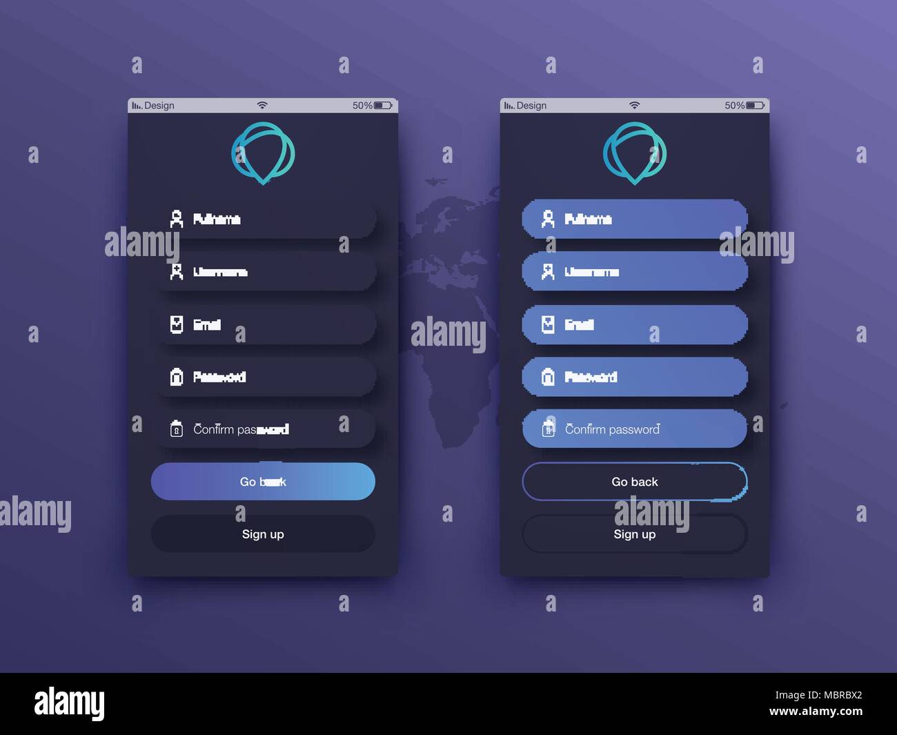 Vector Illustration of screens and web concept Stock Vector Image & Art ...