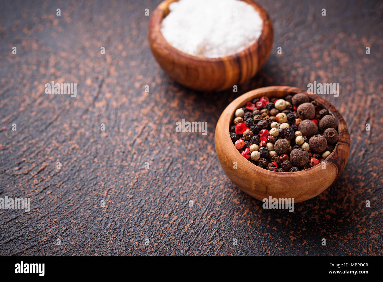 Salt and pepper. Culinary background Stock Photo - Alamy