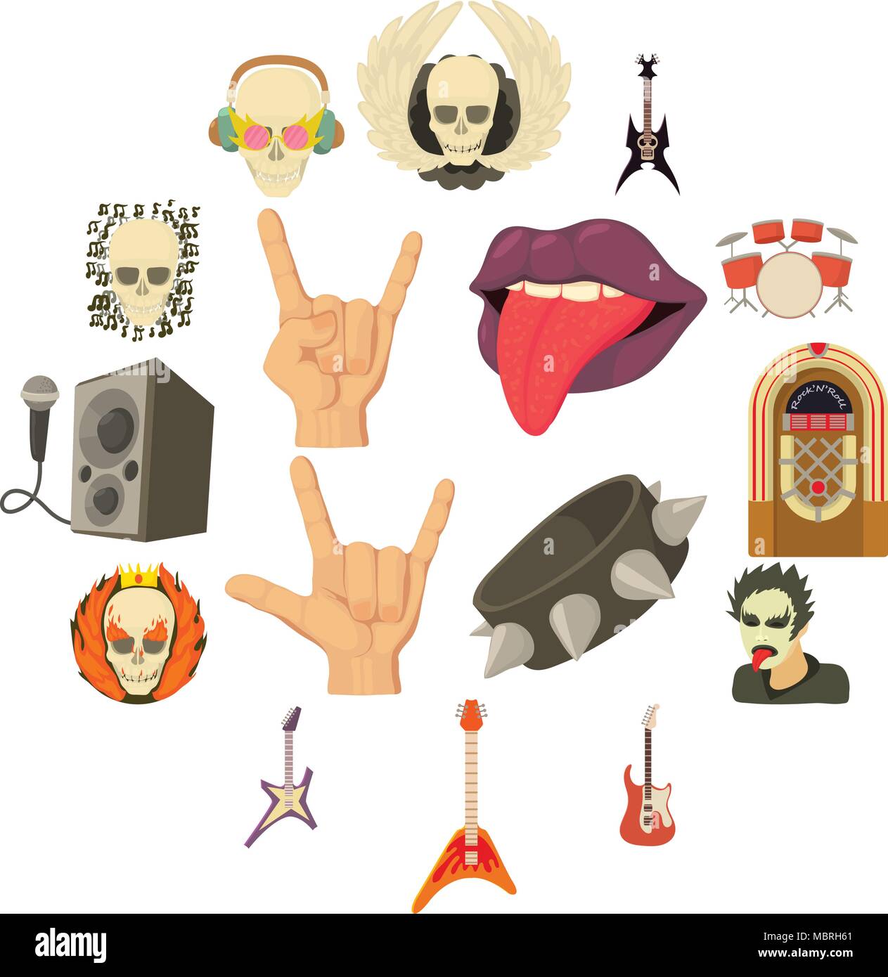 Punk collar Stock Vector Images - Alamy