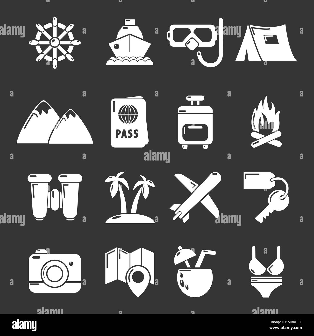 Island air service Stock Vector Images - Alamy