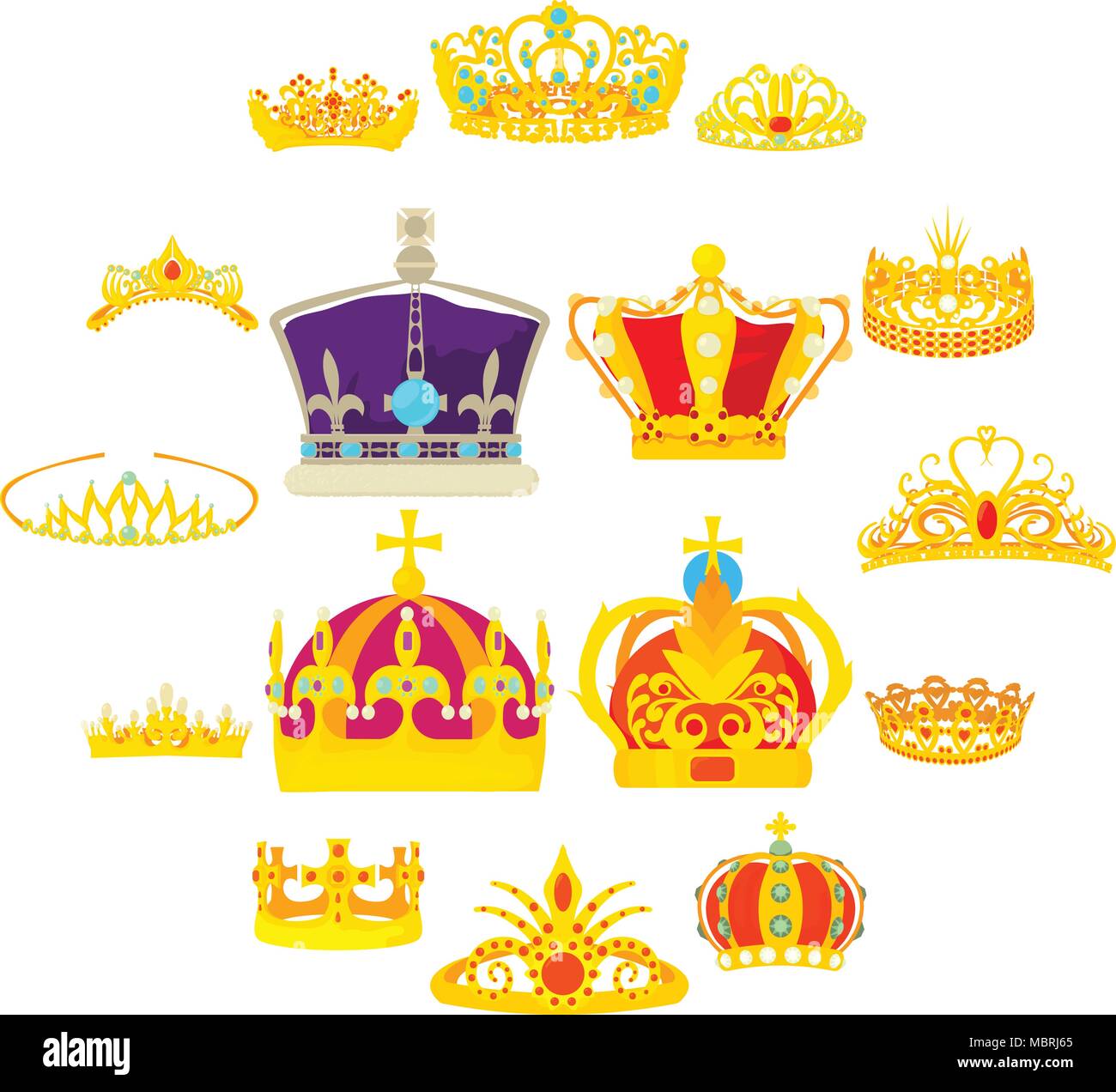 Cartoon Royal Crown High Resolution Stock Photography and Images - Alamy