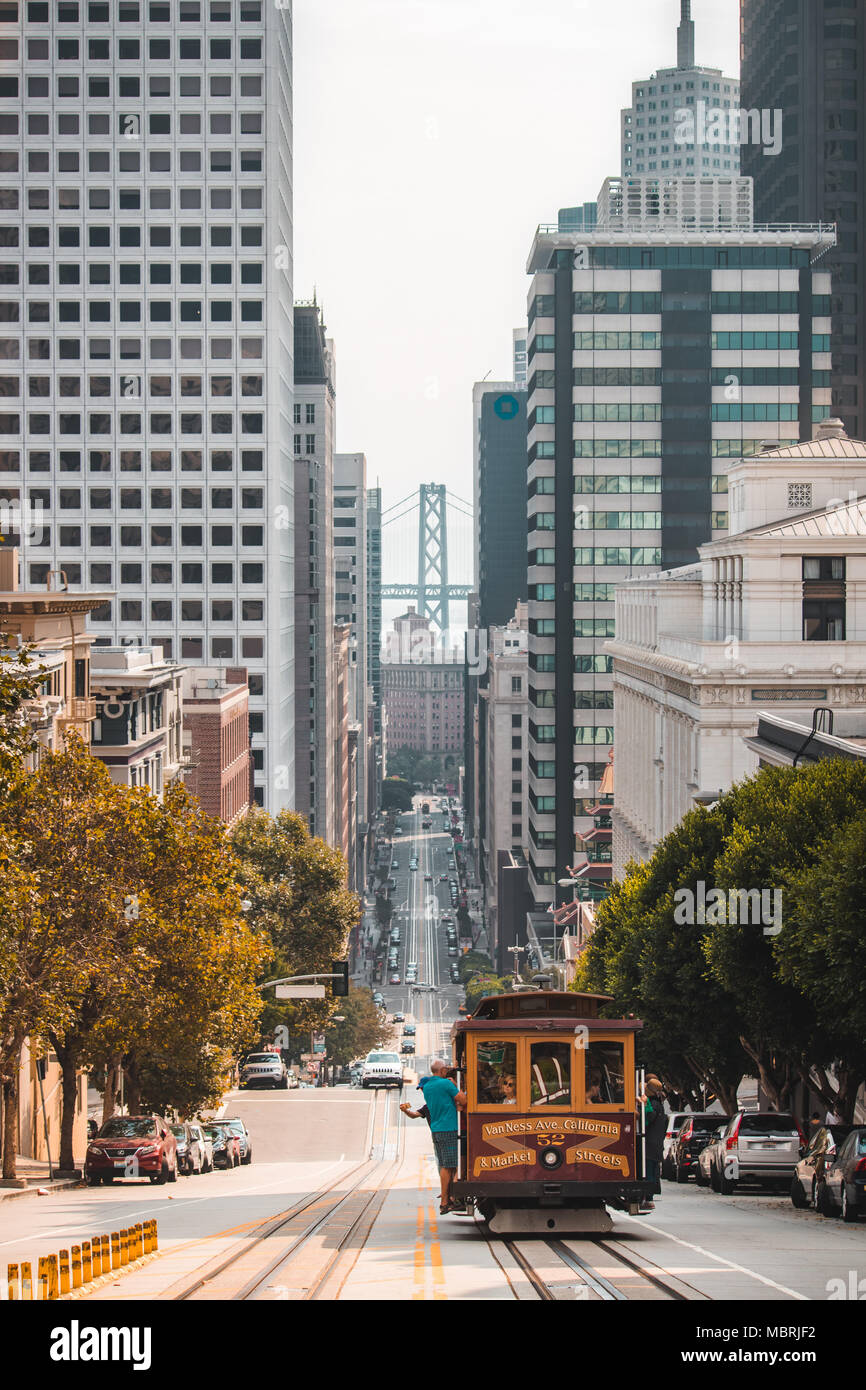 San Francisco Trams Stock Photo - Alamy