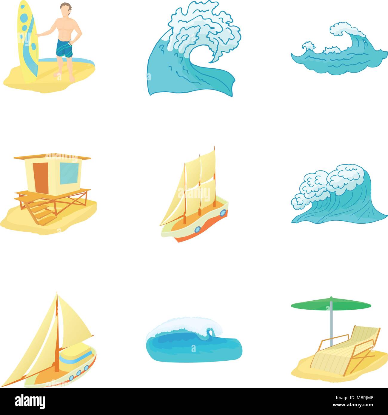 Natural waterbody Stock Vector Images - Alamy