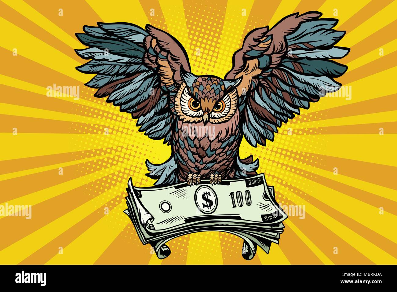 Owl currency Stock Vector Images - Alamy
