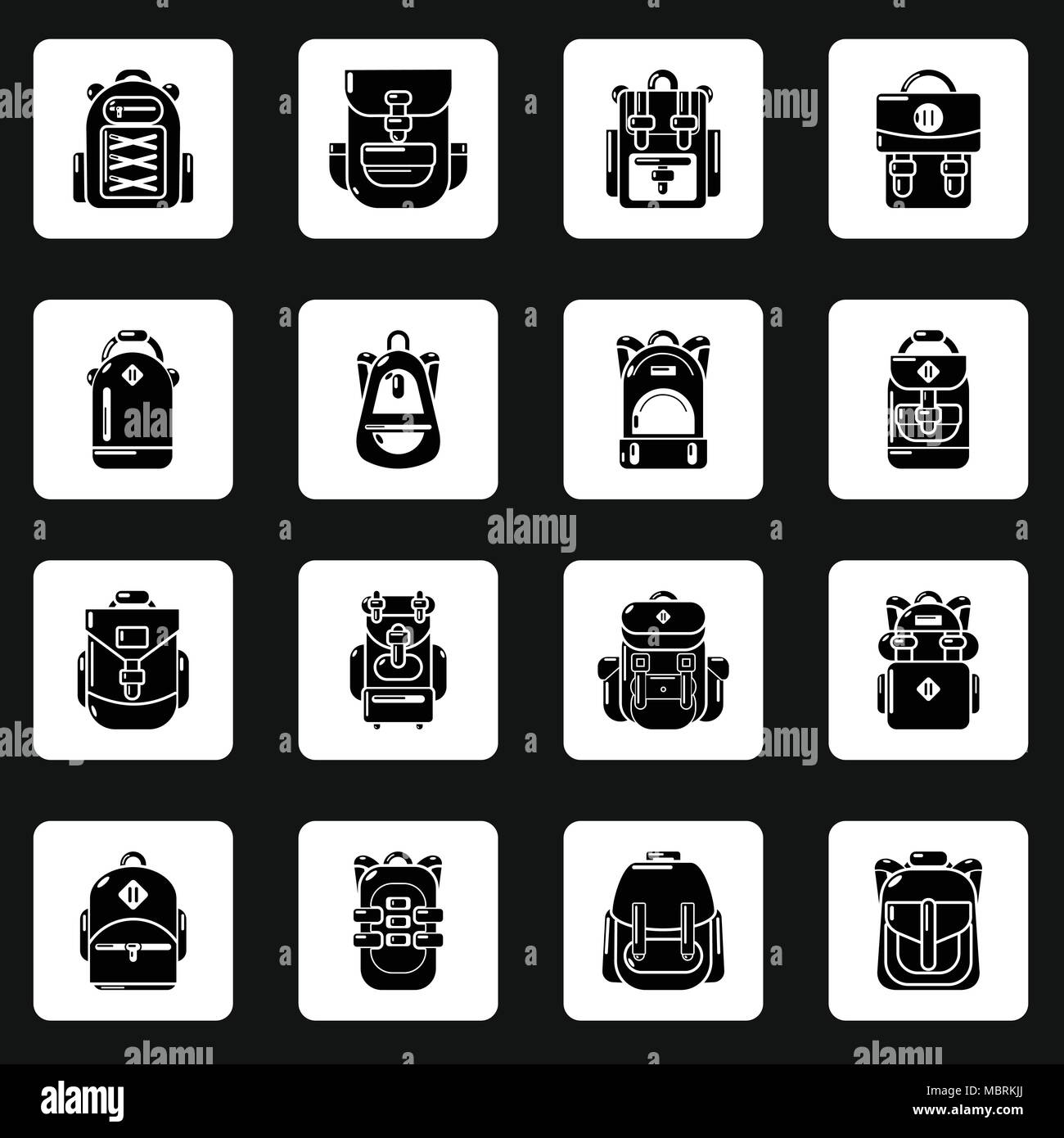 Back button icons pack hi-res stock photography and images - Alamy