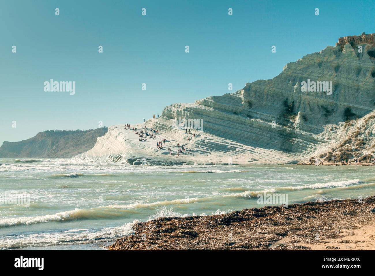 The Turkish steps of Agrigento Stock Photo - Alamy