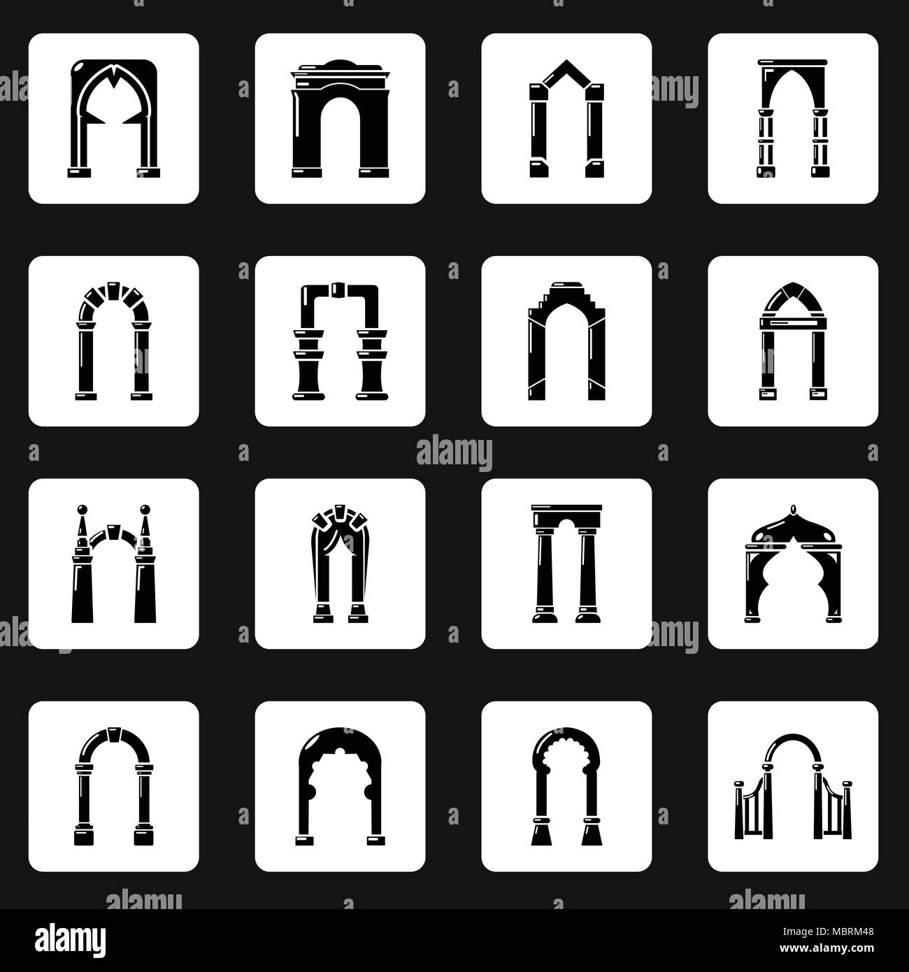 Gothic arch shape Stock Vector Images - Alamy