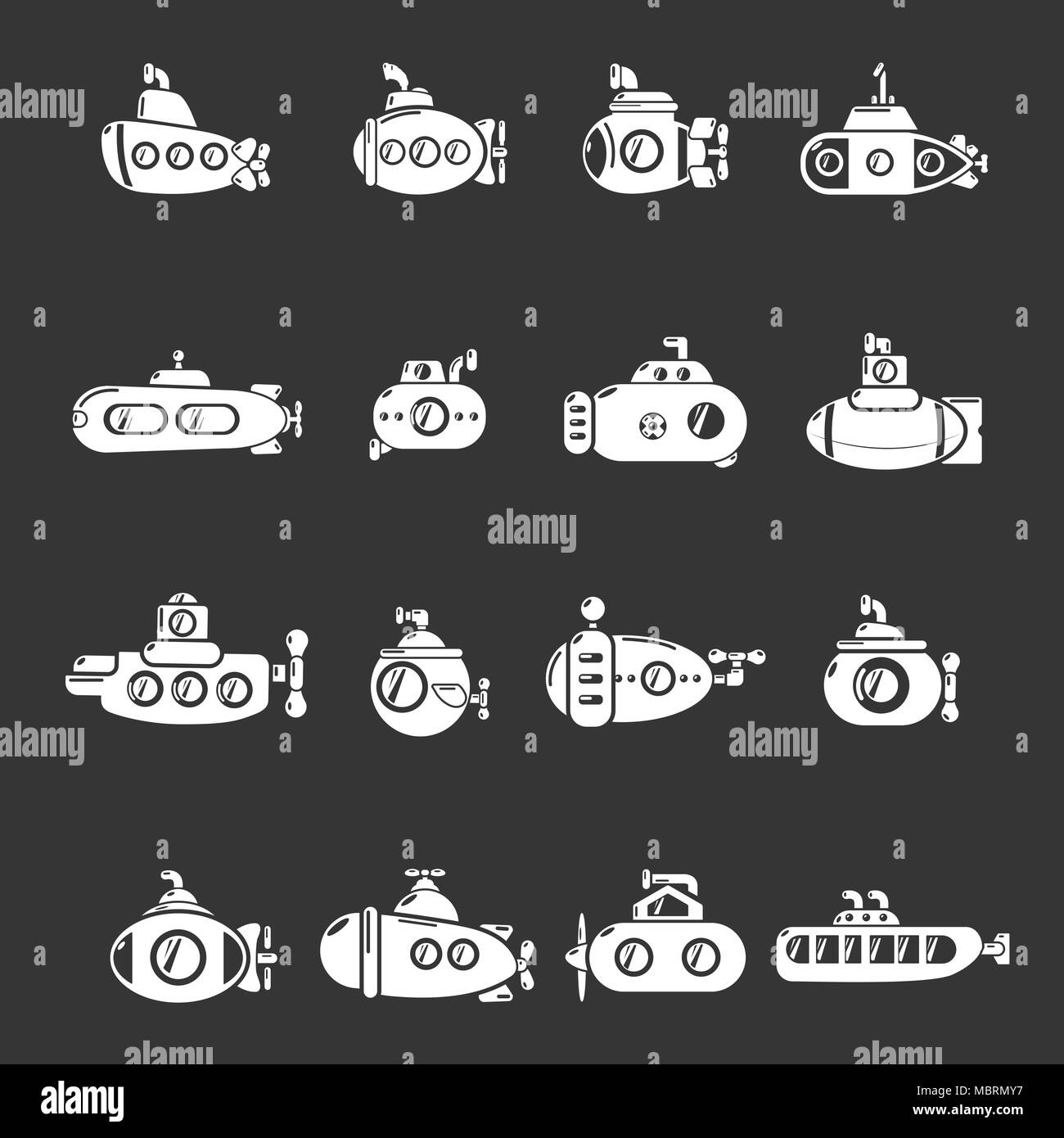 Underwater submersible Stock Vector Images - Alamy