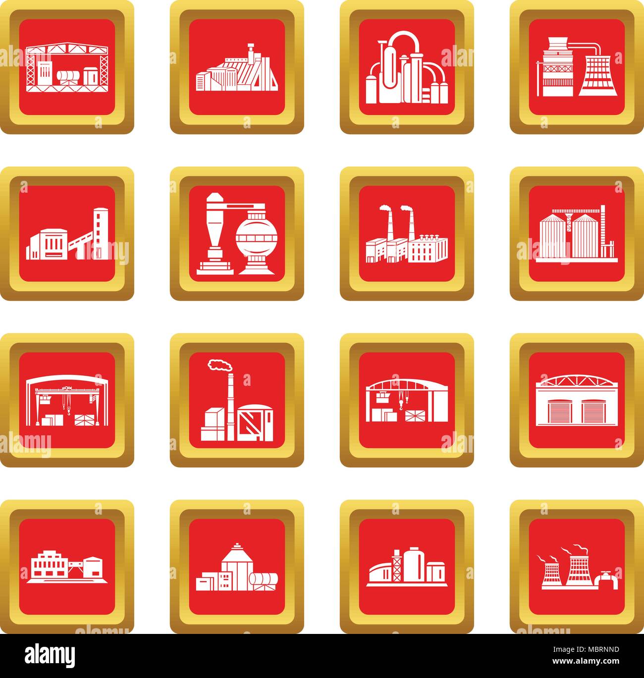 Concrete grain elevator Stock Vector Images - Alamy