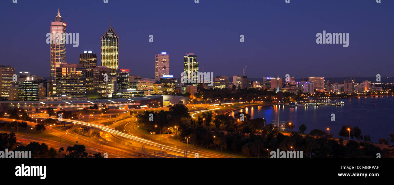 Perth road night hi-res stock photography and images - Alamy
