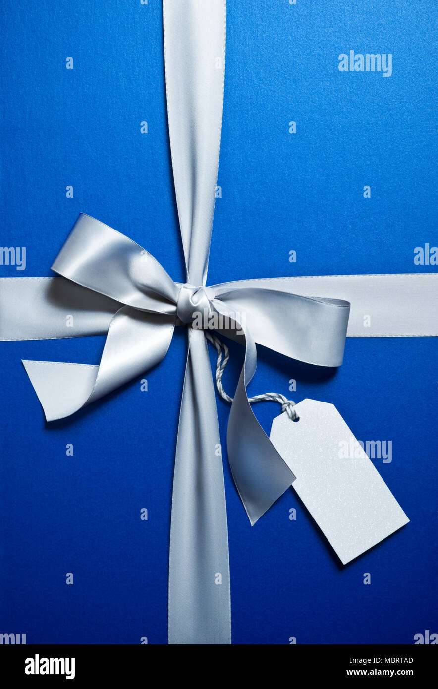 Blue and grey ribbon hi-res stock photography and images - Alamy