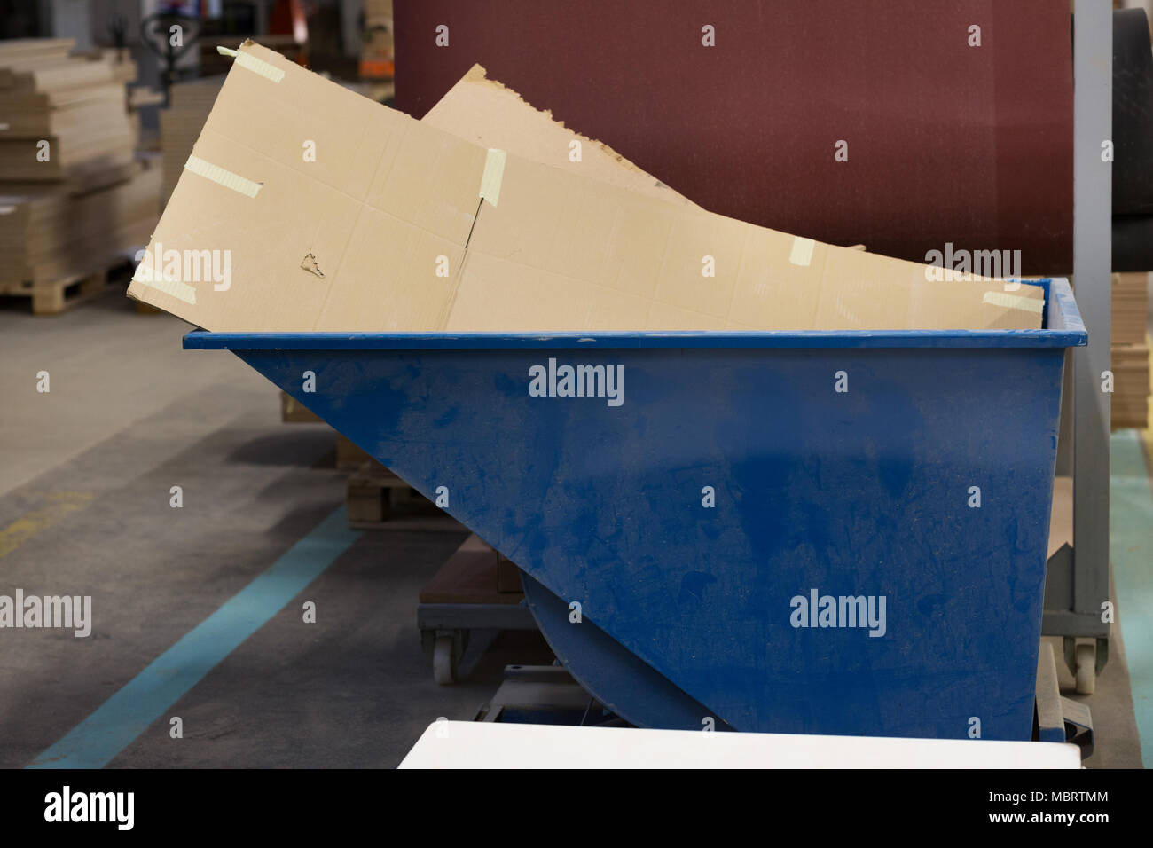 container for industrial waste Stock Photo - Alamy