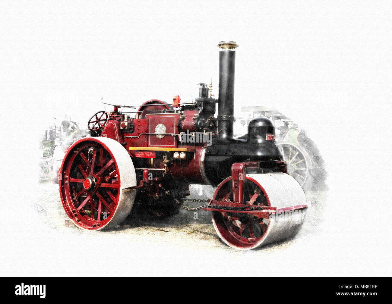 Traction steam roller hi-res stock photography and images - Alamy