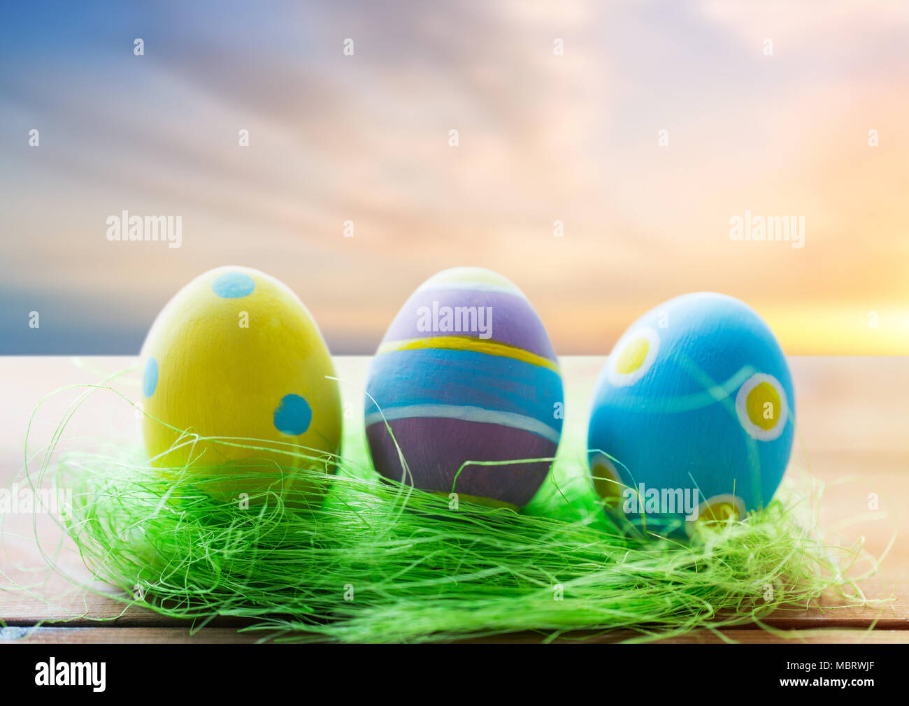 Set multi colored easter hi-res stock photography and images - Alamy