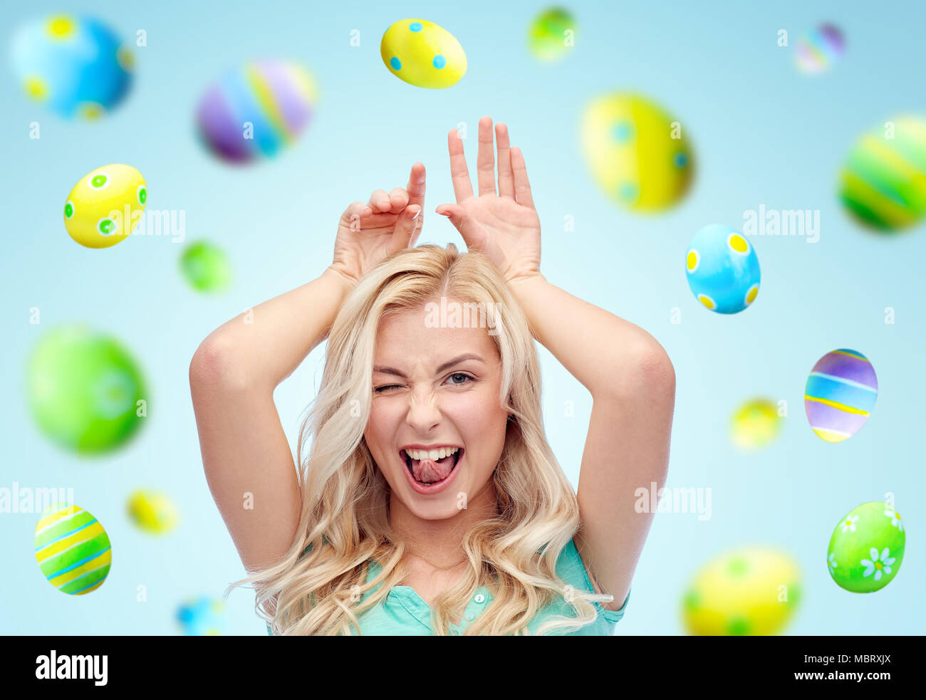 Female easter bunny hi-res stock photography and images - Alamy