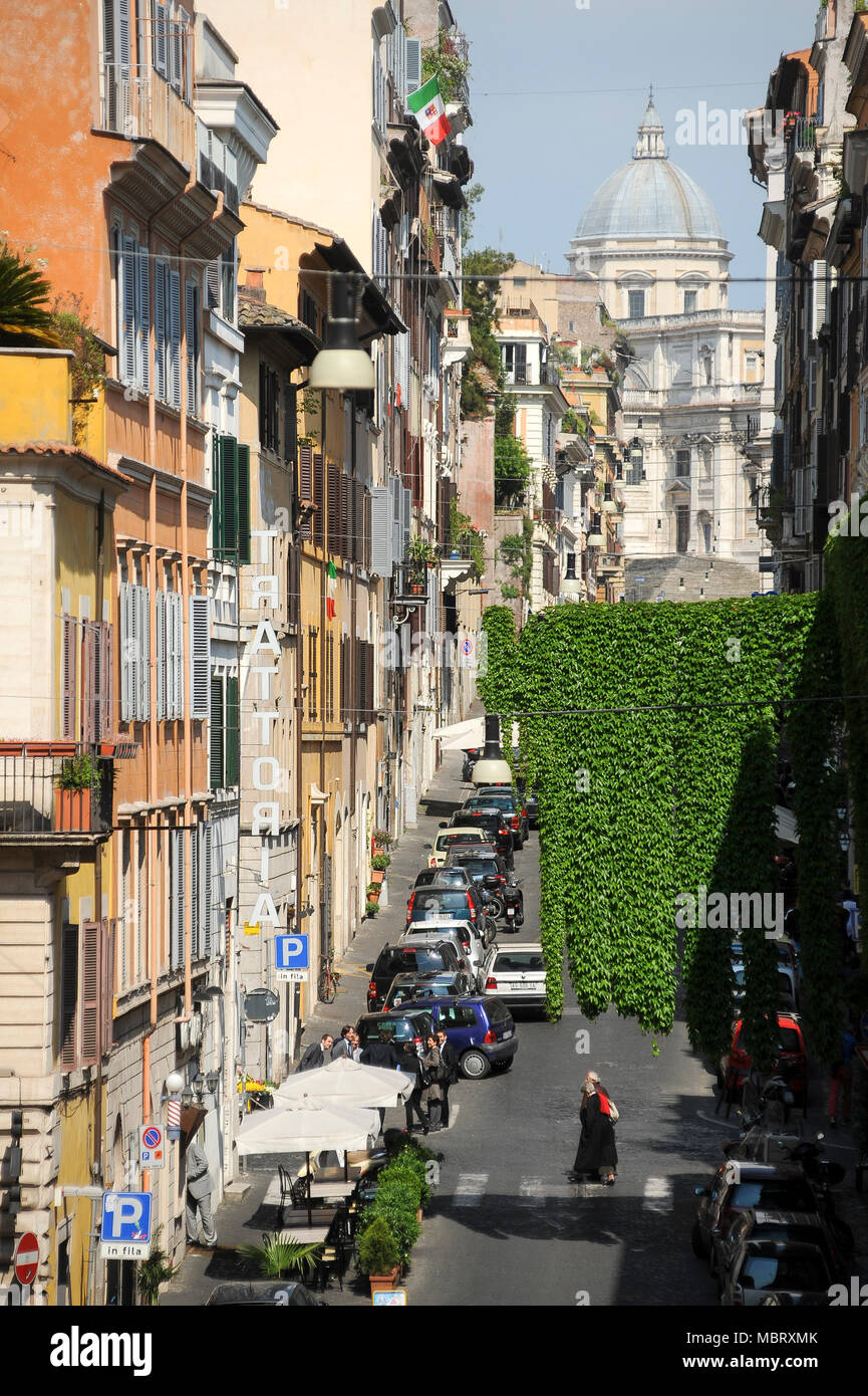 Via Santa Maria Maggiore and Basilica Papale di Santa Maria Maggiore ...