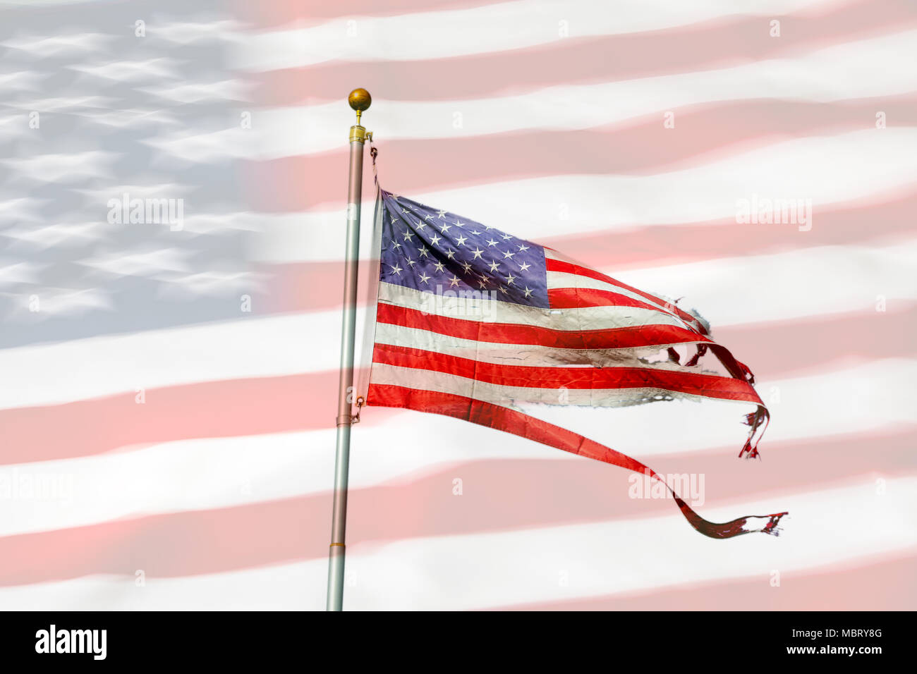Ragged Flag High Resolution Stock Photography and Images - Alamy
