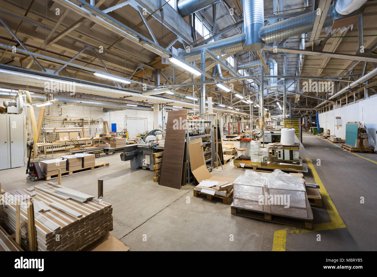 woodworking factory workshop Stock Photo - Alamy