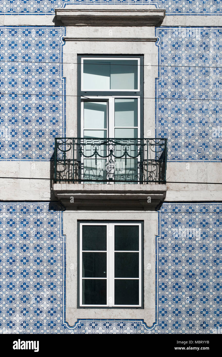 Typical facade tiles in lisbon hi-res stock photography and images - Alamy