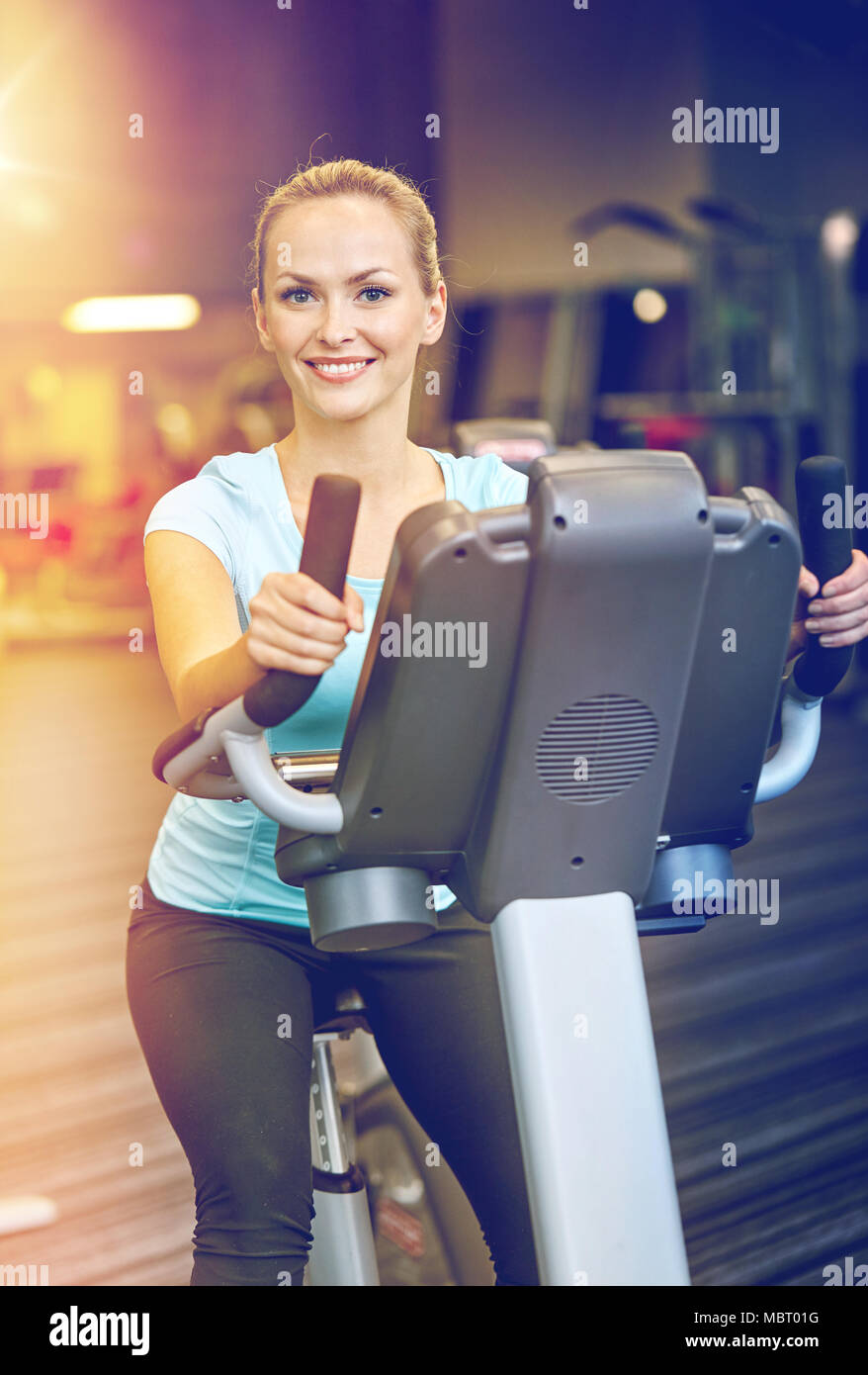 Fitness exercise bike hi-res stock photography and images - Alamy