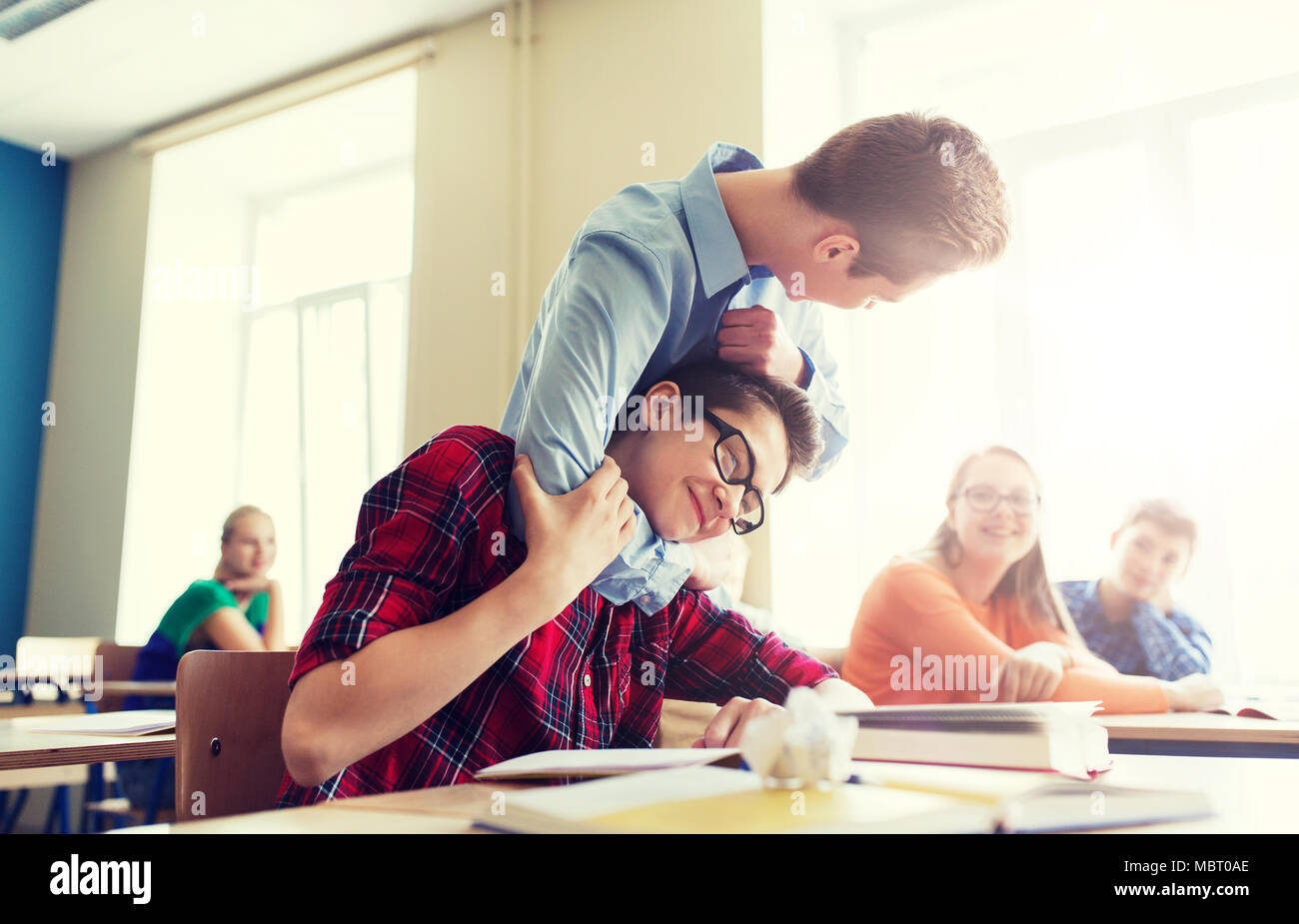 Angry student classroom hi-res stock photography and images - Alamy