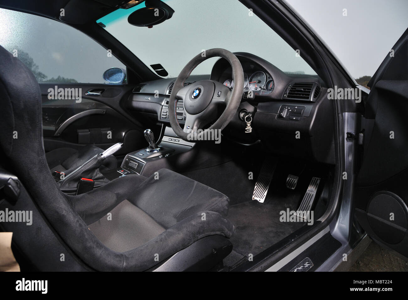 2003 BMW M3 CSL E92 shape German sports coupe Stock Photo - Alamy