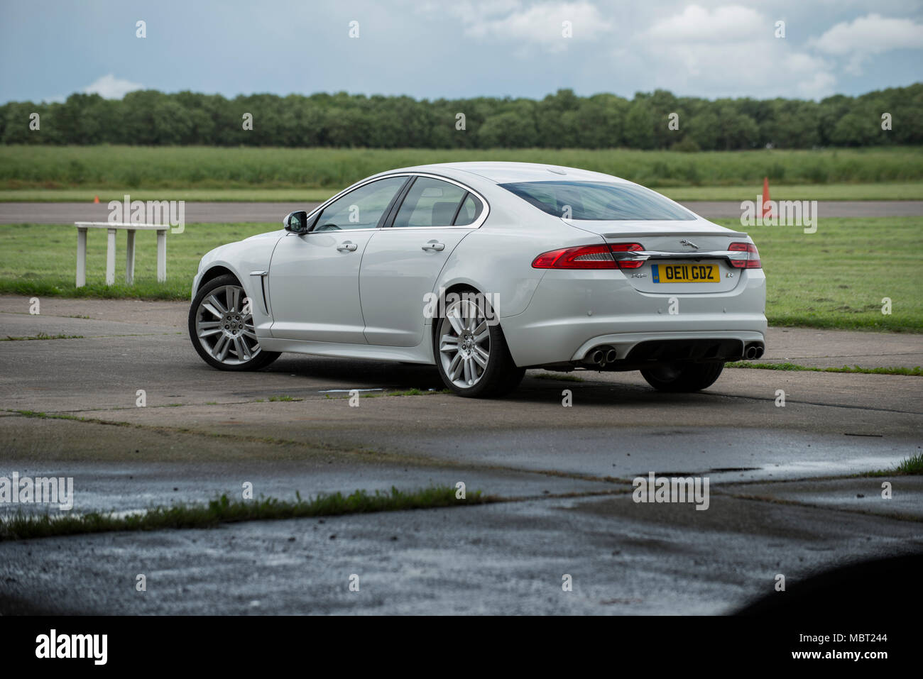 2011 Jaguar XF-R super saloon car Stock Photo - Alamy