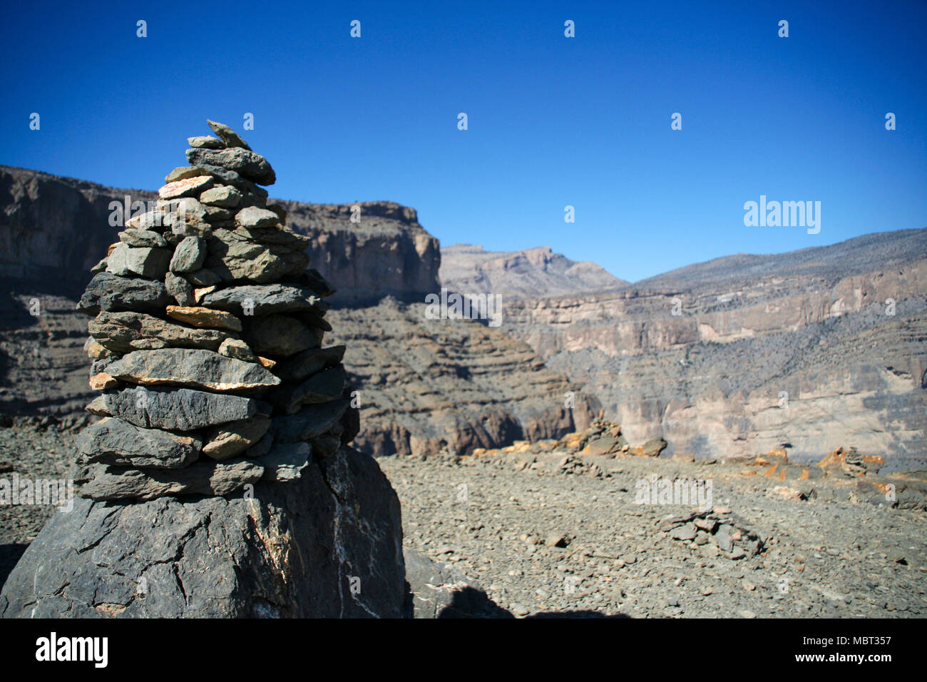 Jebel Shams, Hajar Mountains, Oman Stock Photo - Alamy