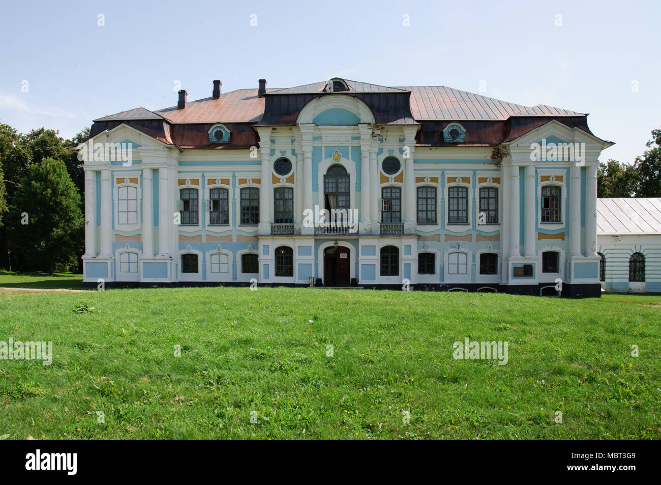Khmelita, Russia - July 27, 2011: The building of the Griboyedov Estate ...