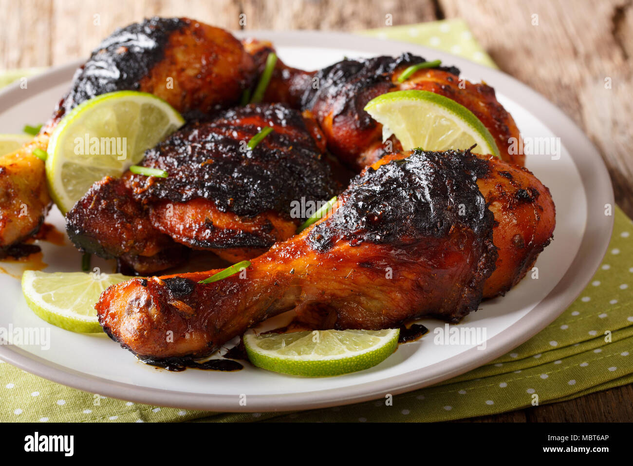 Caribbean food plate hi-res stock photography and images - Alamy