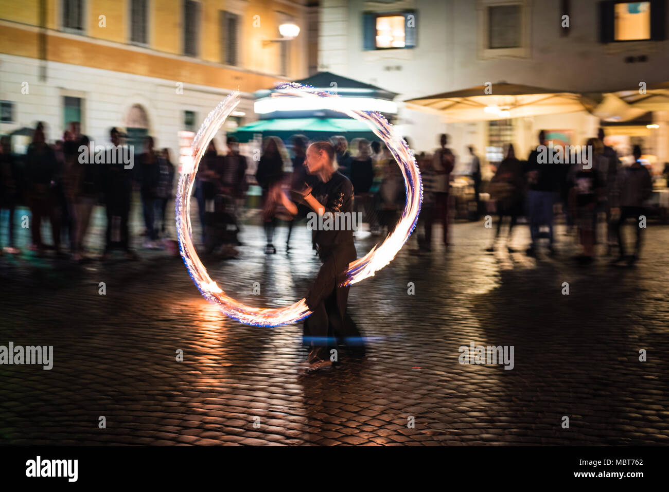 Female fire dancer hi-res stock photography and images - Alamy