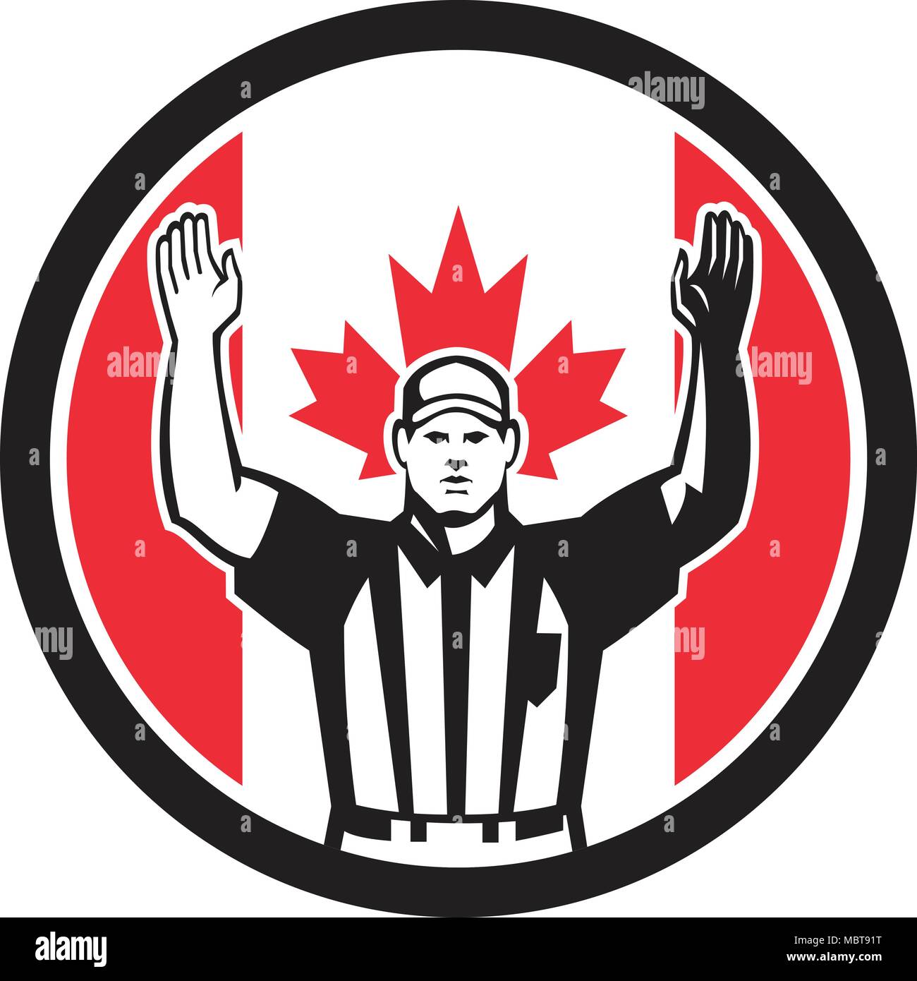 Canadian referee Stock Vector Images - Alamy