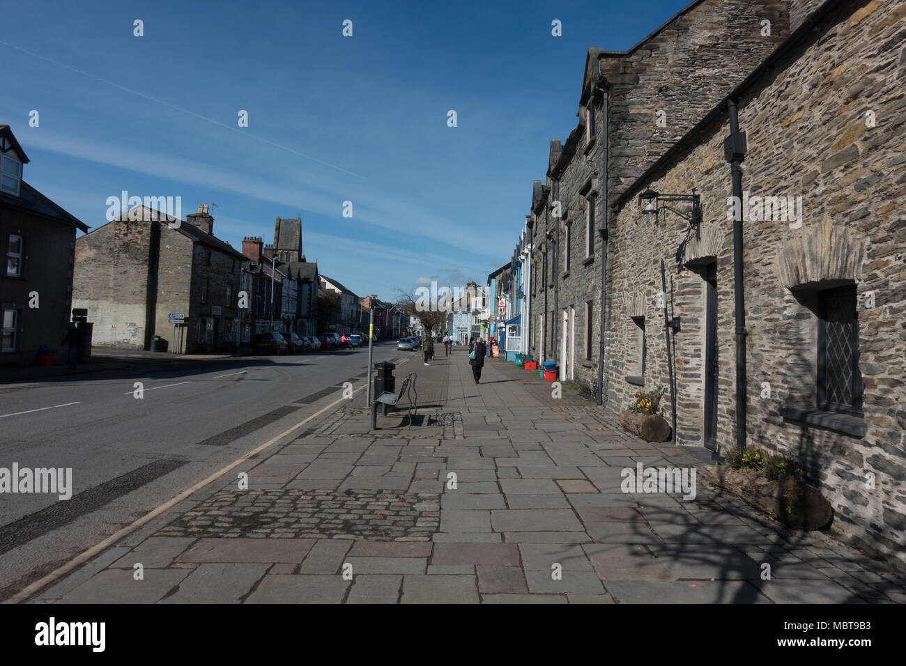 Machynlleth town clock hi-res stock photography and images - Alamy