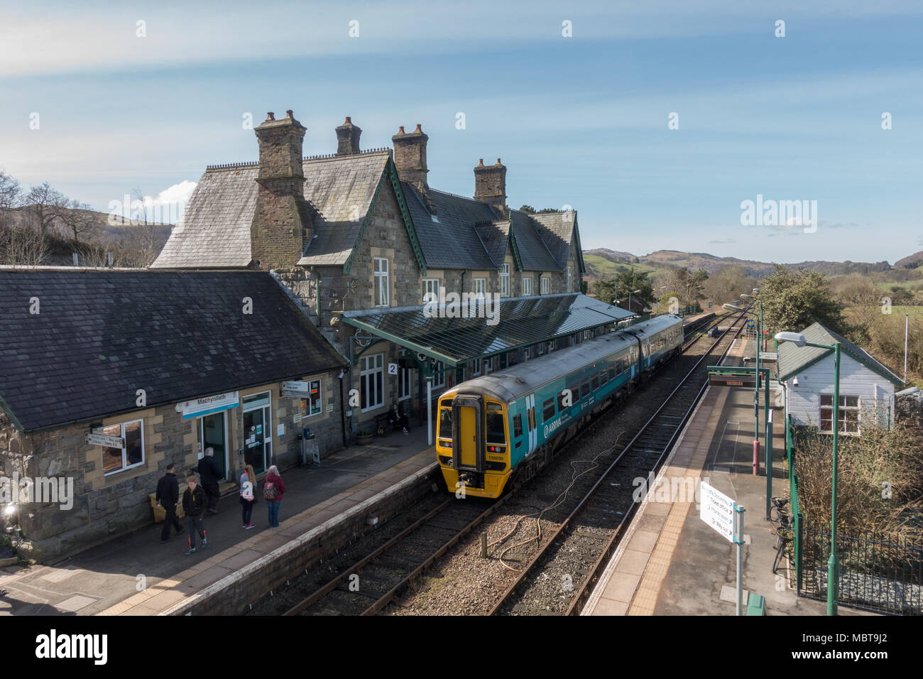 Machynlleth station hi-res stock photography and images - Alamy