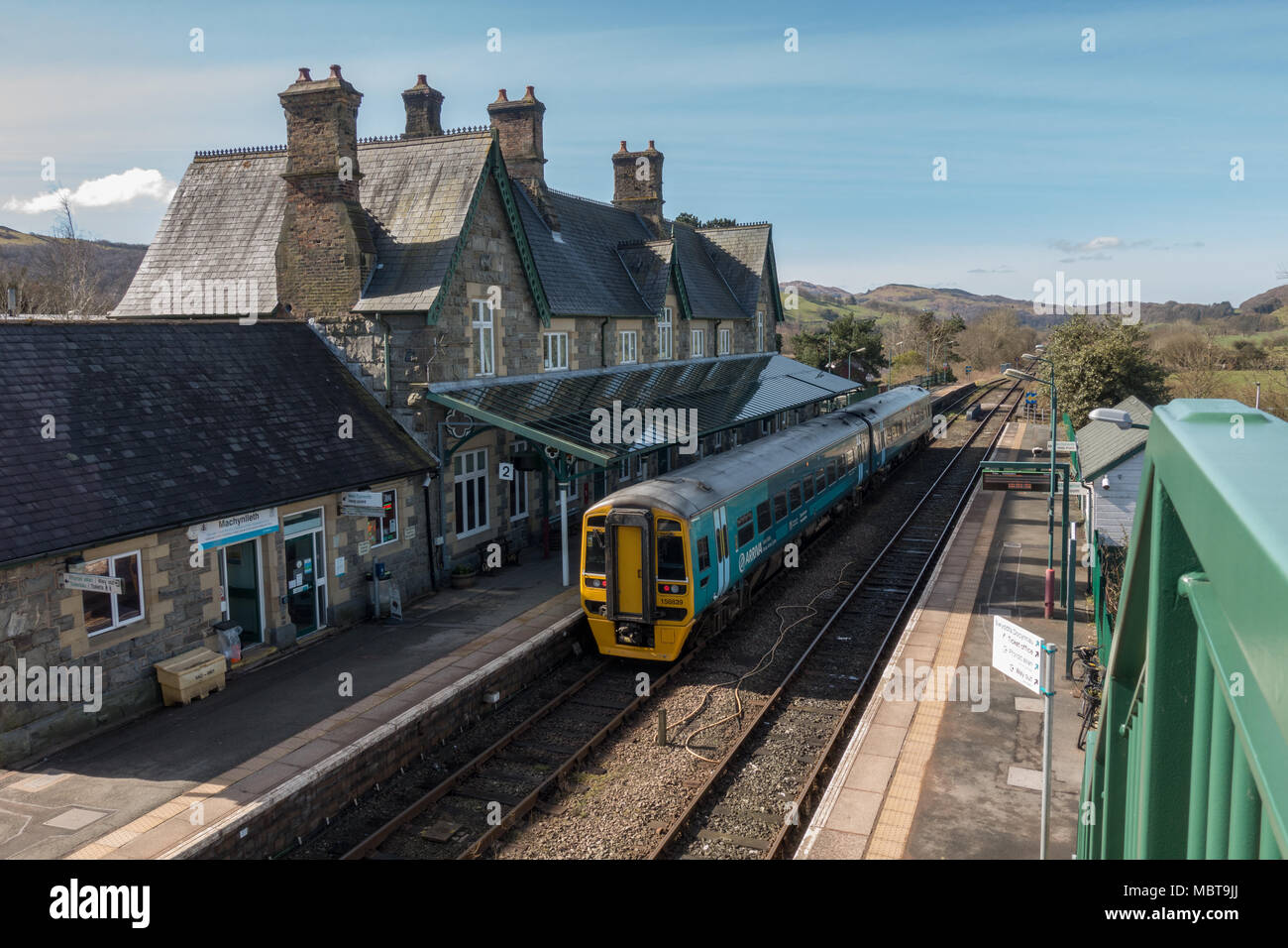 Welsh train station hi-res stock photography and images - Alamy